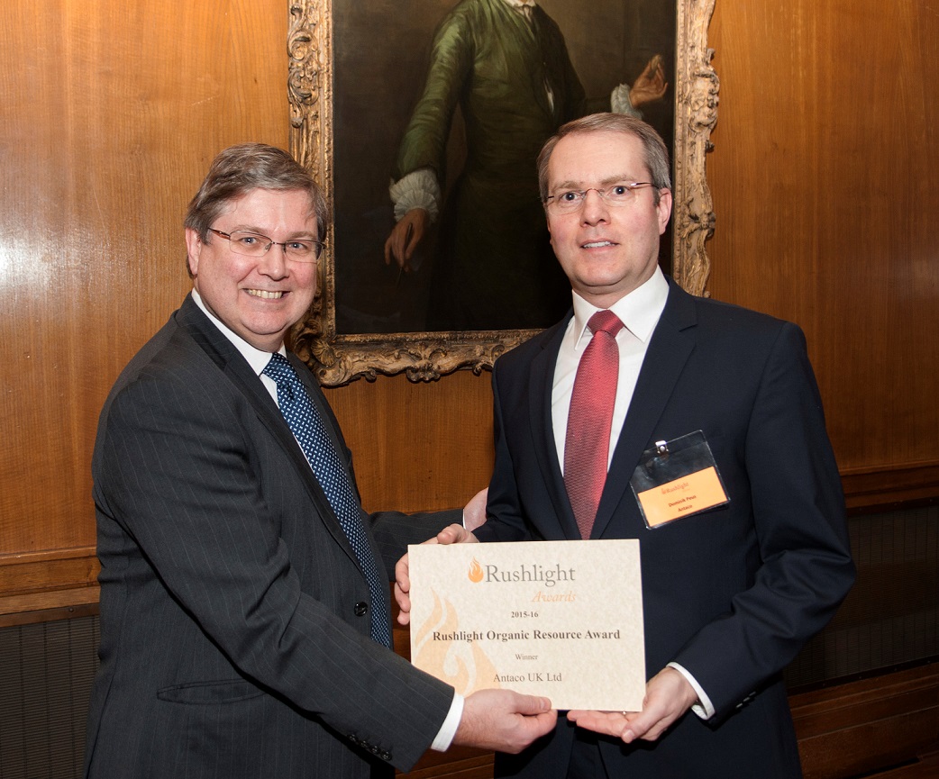 Antaco wins Rushlight Award - Antaco